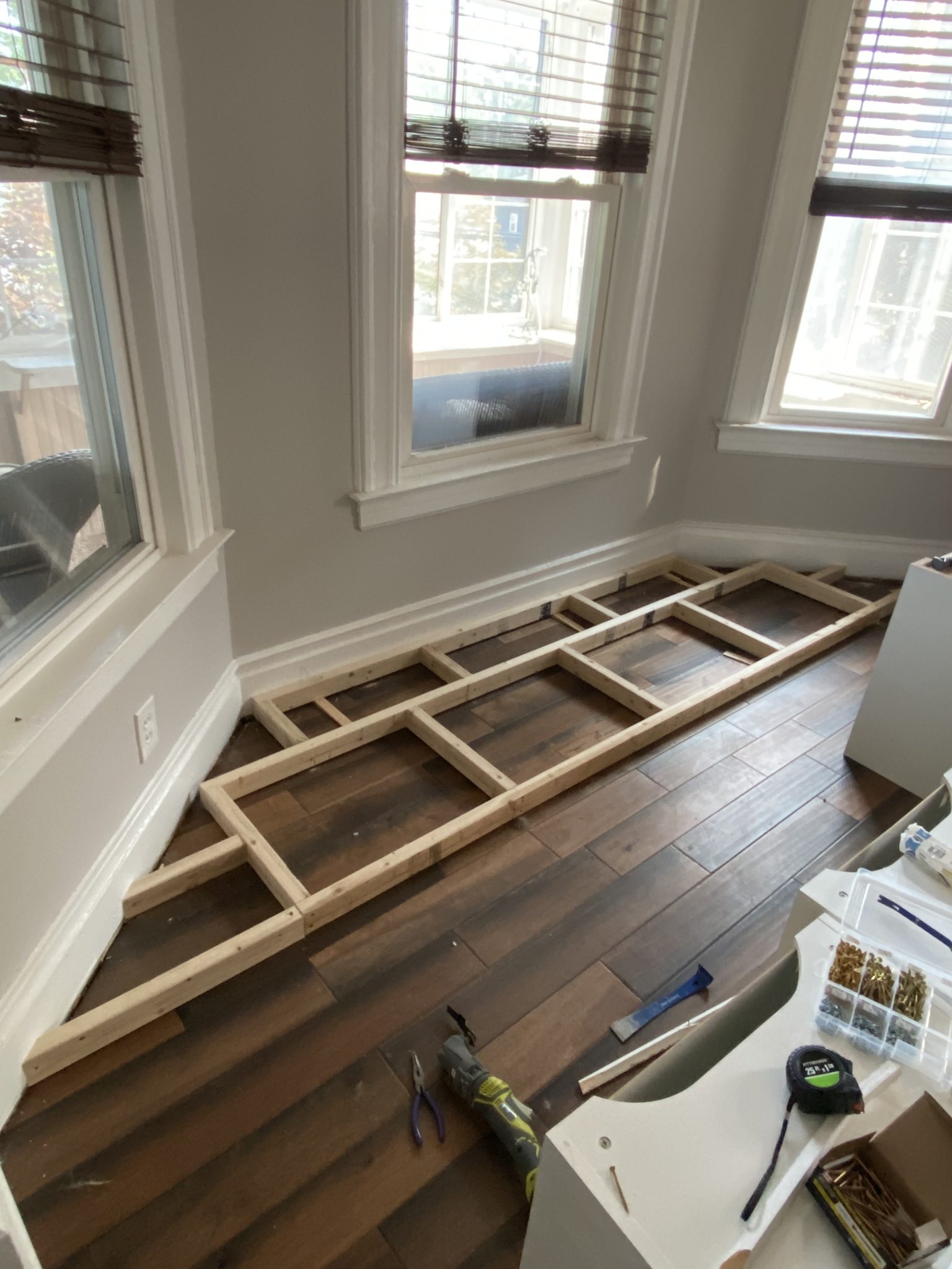 Creating a Bay Window Bench with Storage – Home Life with Jenn